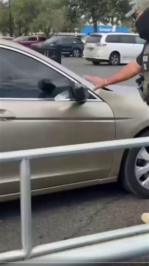 414K views · 4K reactions | ICE officials in San Antonio, Texas say they were conducting a traffic stop to arrest Robyn Argote Brooks, a Cuban national alleged to be in the United States unlawfully. According to DHS, Brooks refused commands to exit his vehicle and attempted to flee by reversing at full speed, nearly striking an agent. | New York Post | Facebook