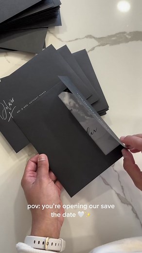 DIY Minted Vellum Save the Date Ideas for 2024 Bride | Wedding TikTok