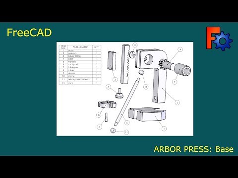 Arbor Press: Part 1 (Drawing an Arbor Press Base )