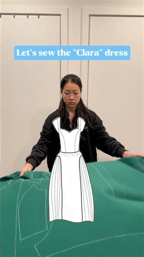 Let’s sew the “Clara” dress #sewing #sewingproject #sewingpattern