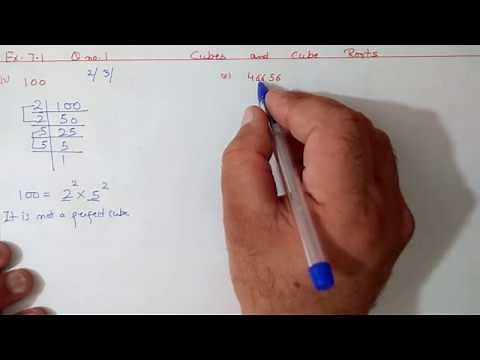 Chapter:6 (Introduction), Ex.6.1 (Q.1) Cubes and Cube Roots | Ncert Maths Class 8 | Cbse.