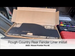 Rough Country Fender Liner Install