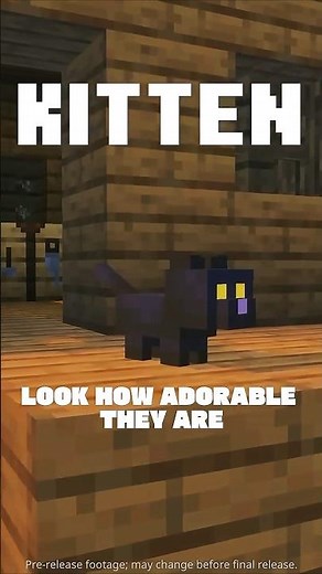 Here's a SNEAK PEAK into the NEW Minecraft baby animals! They are adorable!