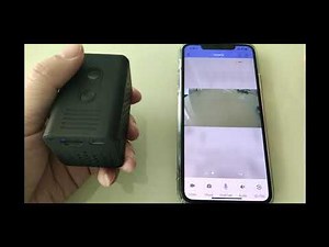 IHOUMI D150 Mini camera AP mode connection WiFi method video（select 1080P to watch）