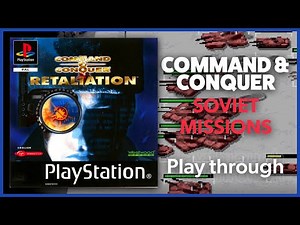 Command and Conquer | Red Alert Retaliation Soviet Campaign Longplay | PlayStation 1