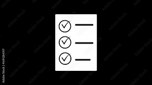 Simple Checklist With Two Completed Tasks And Blank Lines to-do list done