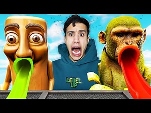 التحول و الهروب من زحلقية تونغ تونغ تونغ الشرير (اصعب مهمة؟) | Tung Tung 😱🔥!!