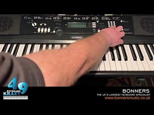Yamaha EZ-220 Keyboard - Tutorial