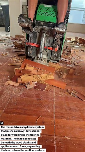 Ride-On Floor Scraper Machine – Powerful Hardwood Floor Removal Process!