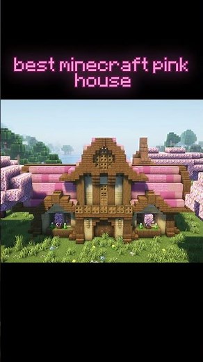 Minecraft: Pink House 🏘️ Tutorial | Easy to Build for Survival