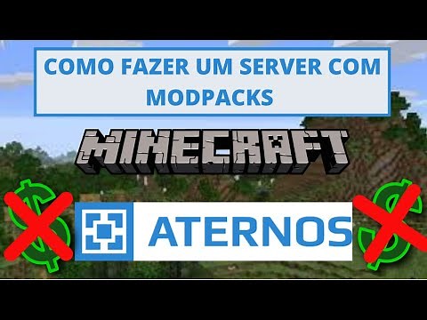 MINECRAFT: COMO FAZER UM SERVER COM MODPACKS!!!(ATERNOS)(2021)