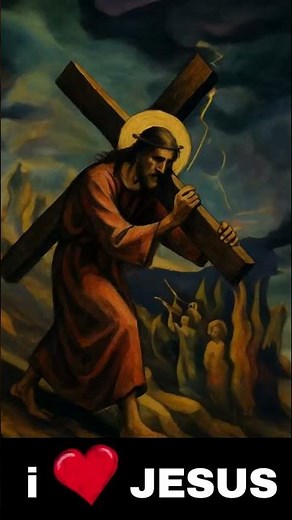 Jesus Carries His Cross — The Weight of Love and Sacrifice ✝️