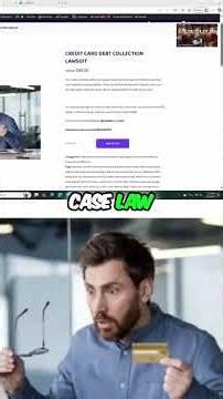 🔥 Credit Card Debt Collection Lawsuit Control