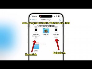 Cara Kompres File PDF di iPhone dan iPad | Jadi 1 MB, 500 KB, 200 KB, dst. | Tanpa Aplikasi!
