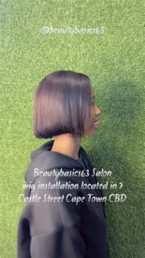 Wig installation beautybasics63 located in 7 Castle Street Cape Town CBD #beautybasics63 #creatorsearchinsights #salon #hairstyles
