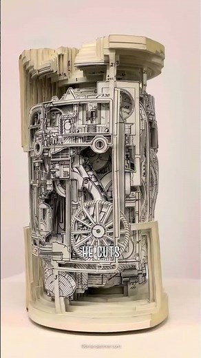 The Artist Who Carves Books into Sculptures