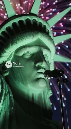 🗽 STATUE OF LIBERTY RAPS: An Iconic New York Night Spectacle! 🎆