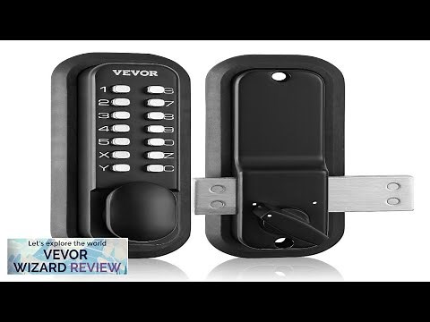 VEVOR Mechanical Keyless Entry Door Lock 14 Digit Keypad Outdoor Gate Door Review