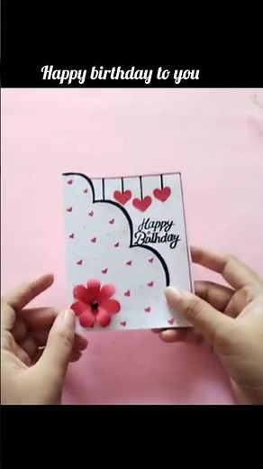 Handmade Birthday Greetings Card/ Birthday Card For Best Friend/ Happy Birthday Card