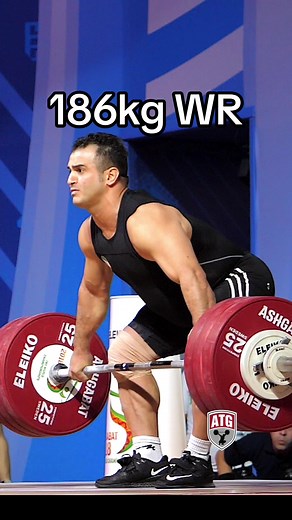 Sohrab Moradi 186kg Snatch World Record at Worlds 2018