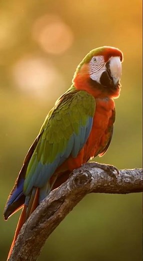 Golden Hour Parrot Flapping Wings 🌅 Realistic Nature Sound