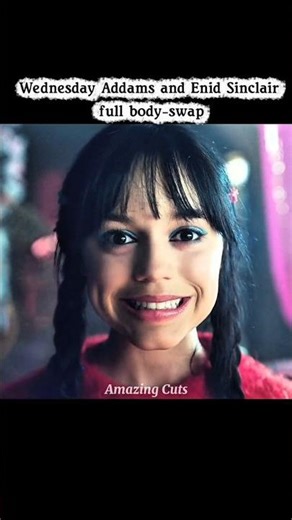 Wednesday Addams and Enid Sinclair full body-swap #dancetiktok