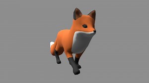 Low Poly Fox - 3D model by Luri (@Cherrynx)