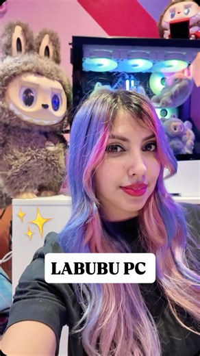 Yammy on Instagram: "AD New PC day!!! 💜 My old setup was bluescreening every 5 minutes!! so AMD & CyberPowerPC came to the rescue with a Ryzen™️ 7 9800X3D + Radeon™️ RX 9070 XT build.... I gave it a Labubu makeover (obviously) and now it’s rainbow goblin chaos ✨ I can finally game + record again Check out AMD systems at CyberPowerPC! @amd @cyberpowerpc_uk"