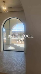 159K views · 1.9K reactions | You asked… and here it is! A matte finish porcelain tile that’s half the price of brick (with the sale right now!!). Spotted this one in a parade home & the price is definitely worth giving it a look. What do you think? Real brick or brick look?? #flooring #buildingmaterials #hometour #homehacks #InteriorInspo | Design Loves Detail | Facebook