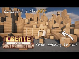 ZERO to Cardboard in Create 6 || Survival Mod Guide 04