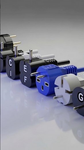 Why Do Power Plugs Have Different Shapes #science #shorts #shortvideo
