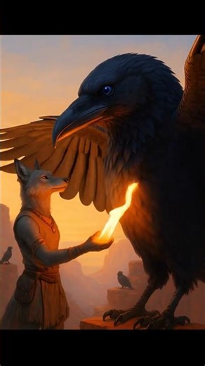 The Feather That Burned Shorts #nativeamericanmythology #coyote #mythology