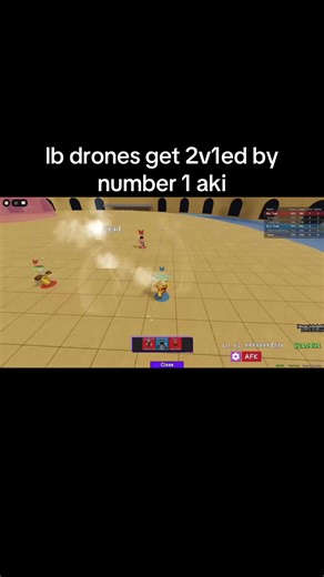 Aba Roblox Anime Battle Showdown: LB Drones vs. Aki