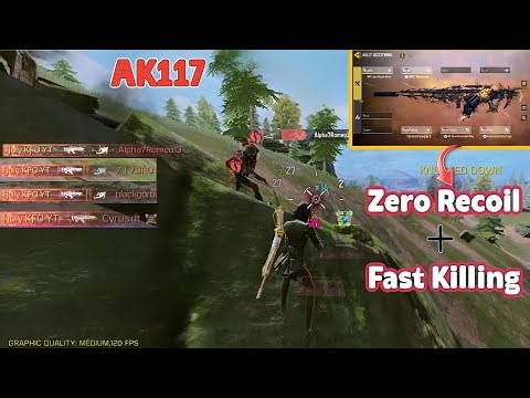 ZERO Recoil AK117 Build | Most Stable Loadout in COD Mobile
