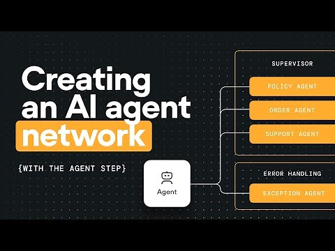 Connecting multiple agents into an Agent Network with the new Agent step