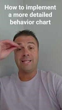 Using a more detailed behavior chart can help address more severe behaviors that are more frequent