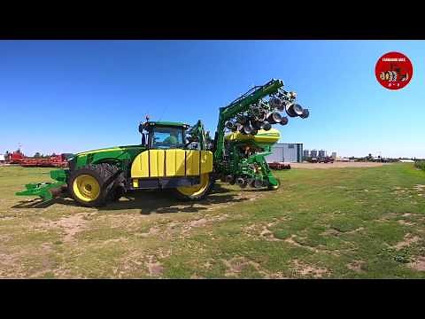 John Deere 8335R tractor and 1720 Stack Fold Planter