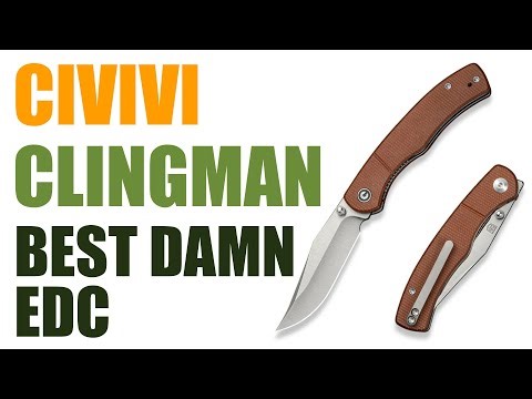 CIVIVI Clingman - An EDC front flipper - Presentation and comparison