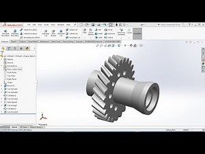 How to Make Helical Gear in SolidWorks | Step-by-Step Gear Design Tutorial