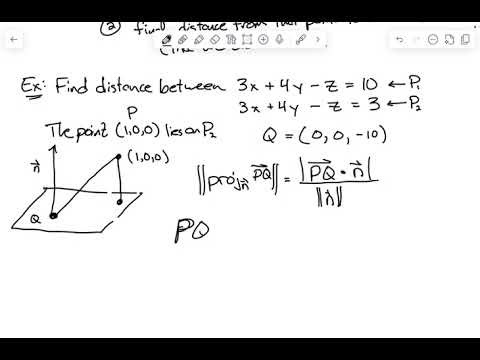 07 distanceBetweenParallelPlanes
