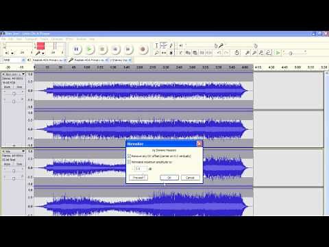 Audacity Volume Control