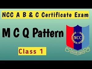 NCC A, B & C Certificate Exam | Top MCQs for Preparation | Proud NCC Series