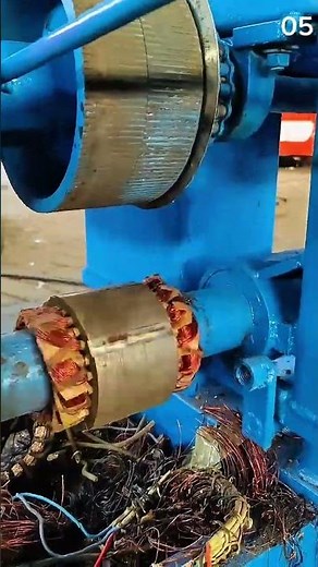 Copper coils exposed—motor breathes in silent repair