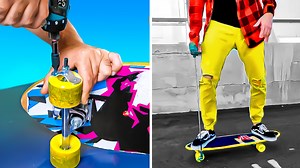 574K views · 5.7K reactions | How to make electric skate and other smart inventions.  | 5-Minute Crafts Men | Facebook