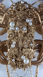 Gold & pearl cockroach neckpiece/harness... she fancy... | Pearls & Swine | Facebook