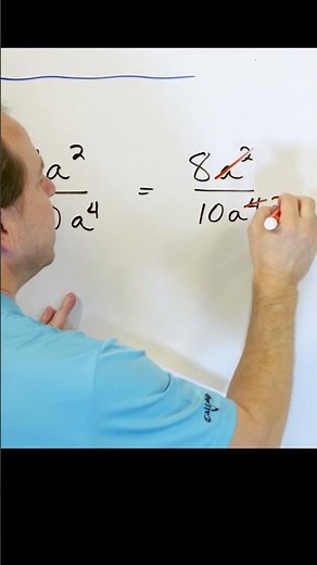Explore Dividing Terms with Exponents