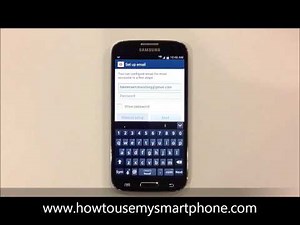 How to Setup Email - Samsung Galaxy