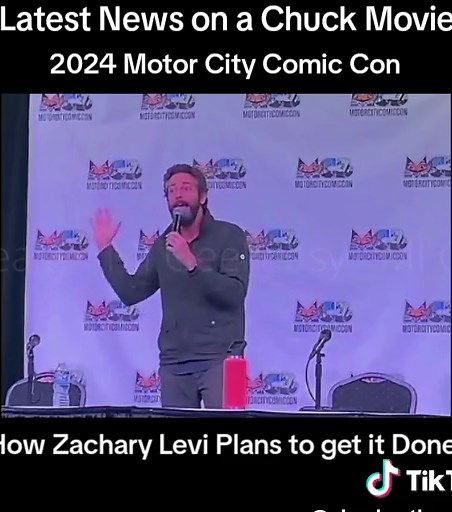 Latest Chuck Movie News: Motor City Comic Con - How Zachary Levi Plans to get Warner Brothers to let Him Make a Chuck Movie! #chuckvsthemovie #zacharylevi #Chuck #chuckbartowski #warnerbros #CapCut