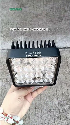 LED Work Light Toughness Test — Real Vehicle Load Test