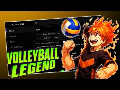 New Volley Ball Legends Script | Auto Powerful Serve, Auto Bump, Ball Hitbox And More [Rinns Hub]